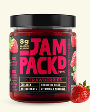 Jam Packd Superfood Fruit Spread: collagen, prebiotics, no added sugar